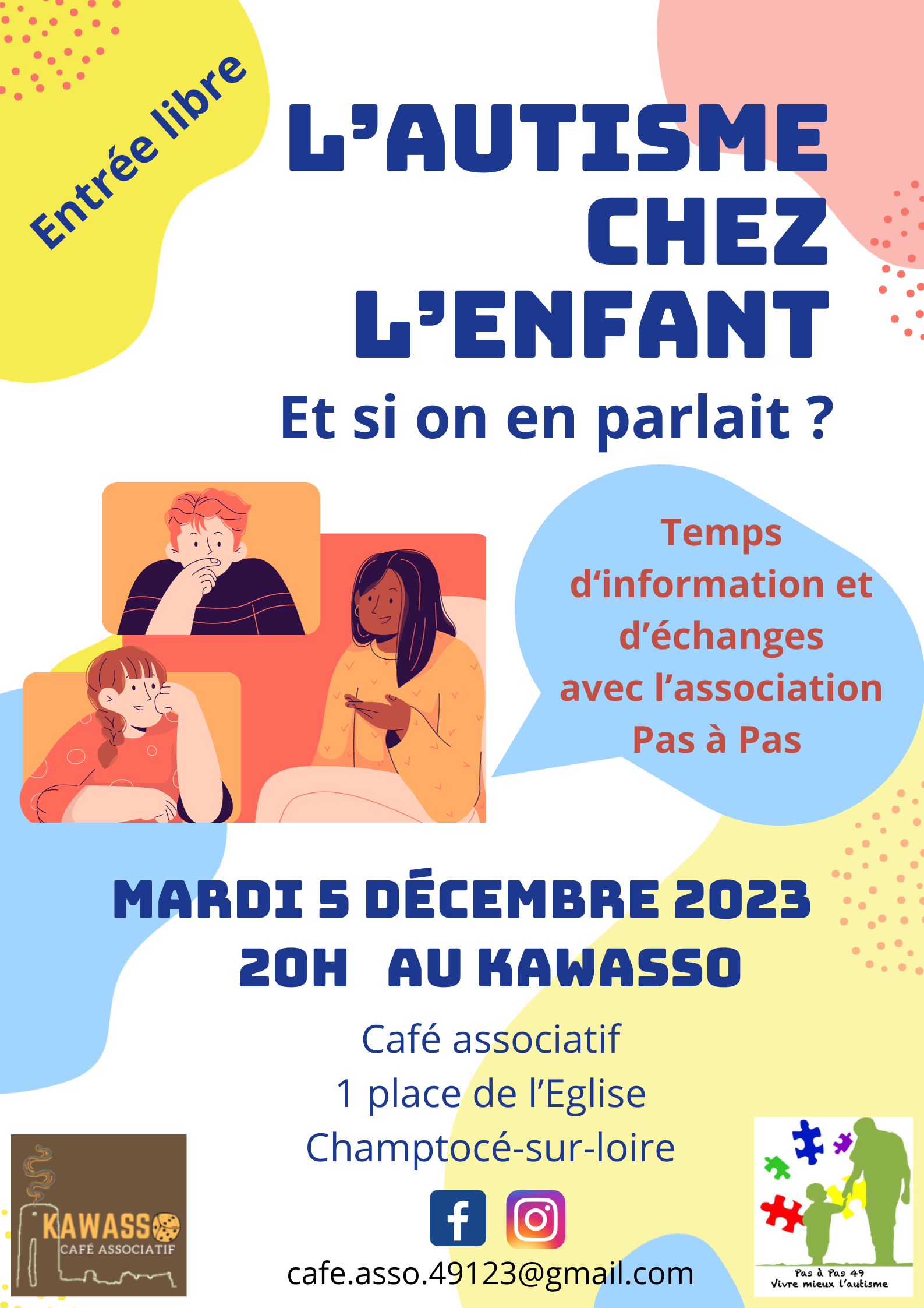 L'autisme chez l'enfant - Maine-et-Loire (49)